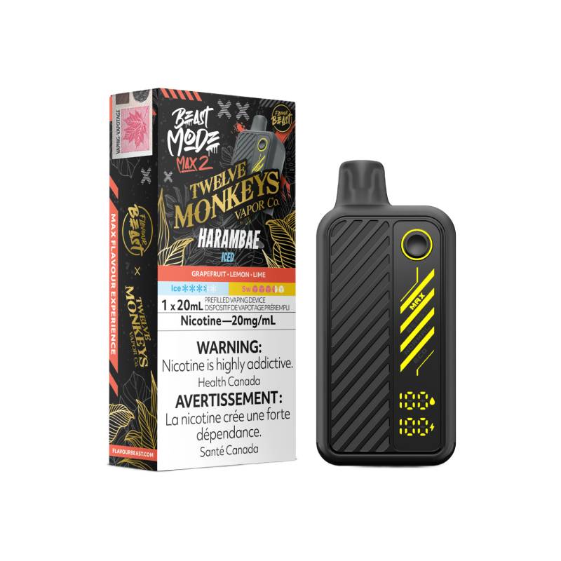 Flavour Beast - Beast Mode Max 2 50K Harambae Iced – Vapeluv Vapeshop