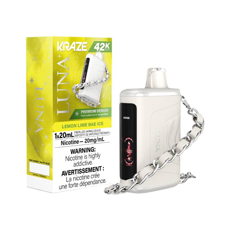 Kraze Luna 42K - Lemon Lime Bae Ice – Vapeluv Vapeshop