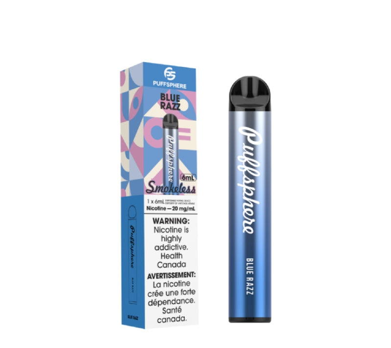 PuffSphere Smokeless Vape - Blue Razz – Vapeluv Vapeshop