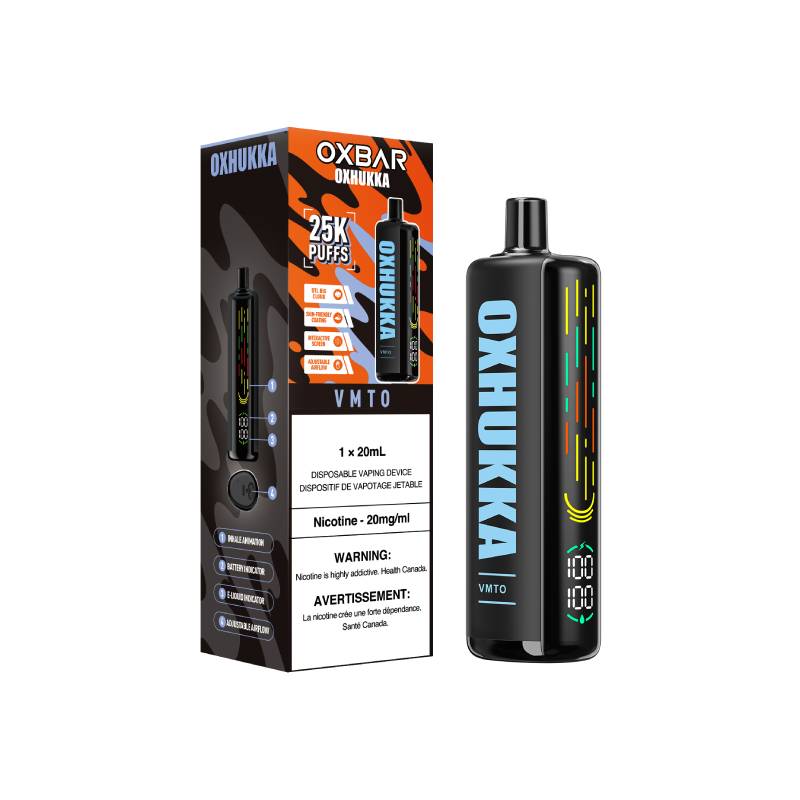 OxHukka 25k VMTO Disposable Vape – Vapeluv Vapeshop